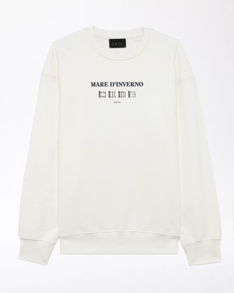 D.A.T.E. sweatshirt mare dinverno ivory