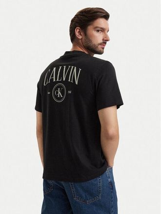 Calvin Klein Jeans T-Shirt LV04RH856G Schwarz Regular Fit