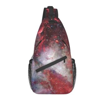 AOOEDM Galaxy Sling Bag Universe Casual Crossbody Schulterrucksack Brust Casual Daypack Damentasche für Outdoor