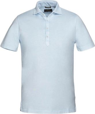 Moorer Homme, Tops, Bleu, Taille: M Tarno Polo