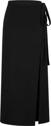 Toteme Femme, Jupes, Noir, Taille: 40 FR Fluid Jersey Skirt