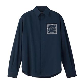 Jacquemus Homme, Chemises, Bleu, Taille: L Chemise Camargue