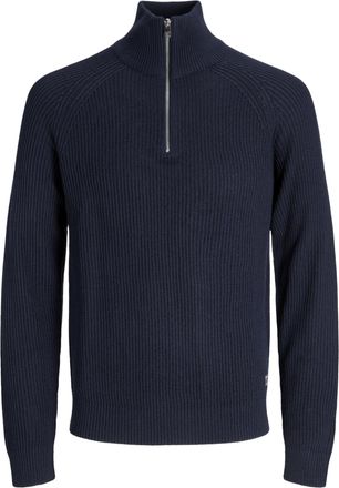 Jack & Jones Jjpannel Knit Half Zip Aw25 Pls - Plus Size