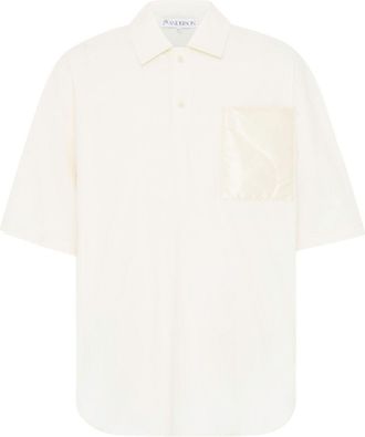 J.W.Anderson polo à poche matelassée - Blanc