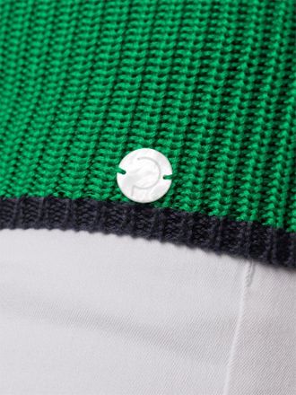 Cr&eacute;ation L Strickpullover Lyocell-Baumwoll-Pullover 3/4-Arm Rippoptik