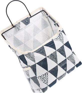 BESPORTBLE H&auml;ngender Aufbewahrungsbeutel aus Canvas mit Stabilem Metallrahmen Platzsparender Wand Organizer f&uuml;r Schlafzimmer und Studentenwohnheim Waschbare H&auml;ng