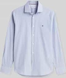 Tommy Hilfiger Slim Fit Businesshemd mit Logo-Stickerei