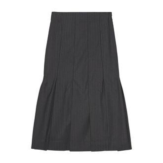 Ganni Damen, Röcke, Schwarzk, LGröße