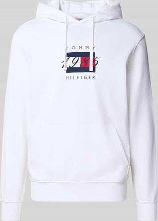 Tommy Hilfiger Regular Fit Hoodie aus reiner Baumwolle