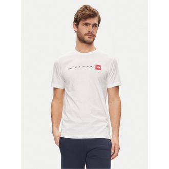 The North Face T-Shirt Never Stop NF0A87NS Wei&szlig; Regular Fit