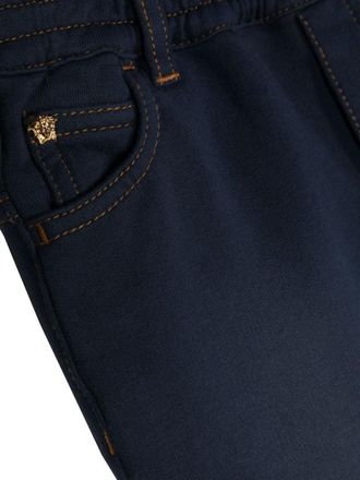 Versace 100% Cotton Denim Trousers - Blue