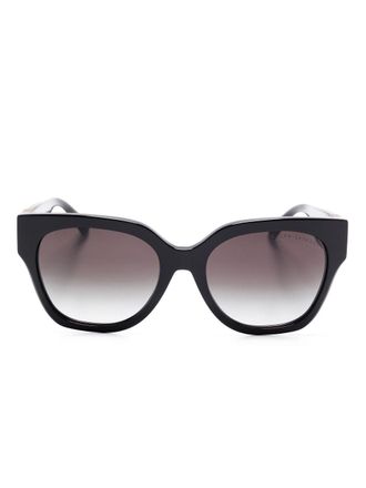 Lauren Ralph Lauren lunettes de soleil The Oversized Ricky - Noir