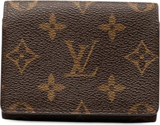 Louis Vuitton Portemonnaie - Monogram Envelope Business Card Holder - Gr. unisize - in Braun - f&uuml;r Damen