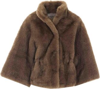 VALENTINI 1972 Pull Col Roul&eacute; - Marron