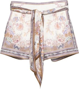 Zimmermann Femme, Shorts, Multicolore, Taille: 36 FR Short Shorts