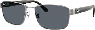 Ray-Ban unisex, Accessoires, Gris, Taille: 59 MM Rb3750 Lunettes de soleil