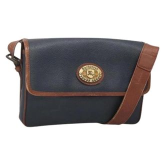 Burberry Pre-owned Vintage PVC Schultertasche - - Pre-owned - Damen - Blau - ONE SIZE