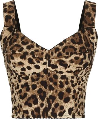 Dolce & Gabbana Femme, Tops, Multicolore, Taille: 40 FR Charmeuse Bustier Top