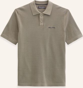 Marc O'Polo Marc Opolo Strick-Poloshirt braun