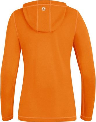 Jako Laufjacke (Full-Zip Kapuzenjacke) Run 2.0 neonorange Damen