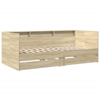 vidaXL Tagesbett mit Schubladen ohne Matratze Sonoma-Eiche 75x190 cm Vidaxl