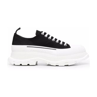 Alexander McQueen Tread Slick Lace Up Sneakers - - Shoes - Herren - Schwarzk - 41 EU