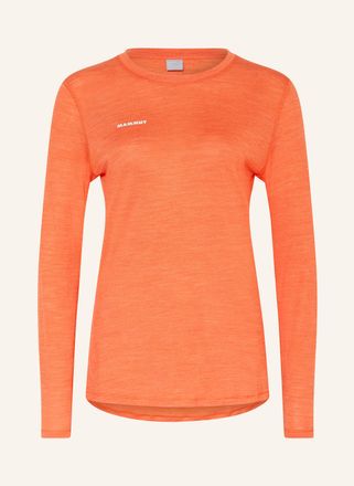 Mammut Mammut Longsleeve Tree Wool Mit Merinowolle orange