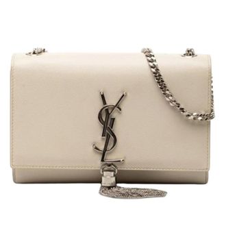 Saint Laurent Sac bandouli&egrave;re Kate Pre-owned - Femme - Pre-owned - Beige - Taille: ONE Size