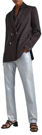 Pepe Jeans London Damen High Waist Straight Shine PL204600 Jeans, Blue (Denim), 33W / 30L