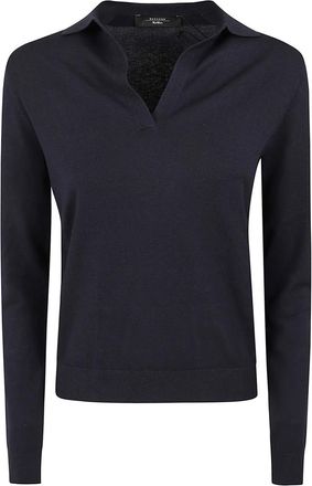 Max Mara Femme, Pulls, Bleu, Taille: 36 FR Filato Viscosa Stretch