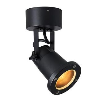 SLV Applique en saillie NAUTILUS WL QPAR51/Éclairage pour murs; allées; entrées; spot LED dextérieur; lampe en saillie dextérieur; lampe de jardin/GU10 IP