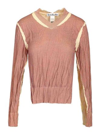 Acne Studios Rundhalspullover - Rosa