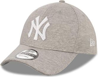 New Era 9forty Strapback Casquette MLB Yankees de New York Los Angeles Dodgers Hommes Femmes Casquette Chapeau Bundle avec UD Bandana - NY Selon Gris 4107, Ei