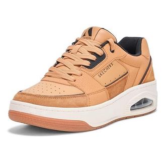 Skechers Baskets Uno Court Low Post Match pour homme, Whiskey, 46 EU