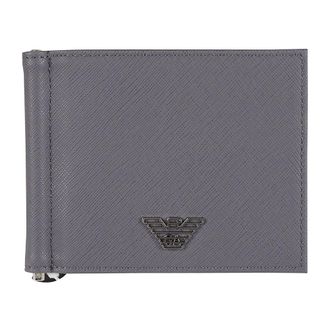 Emporio Armani Logo Plaque Geldb&ouml;rse - - Accessories - Herren - Grau - ONE SIZE