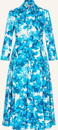 THE ABITO Milano The Abito Hemdblusenkleid Mit 3/4-Arm blau