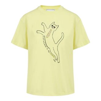 Iceberg Femme, Tops, Jaune, Taille: 38 FR T-Shirt Coupe Standard