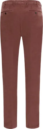 Germano Corduroy Cotton Trousers - Brown
