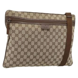 Gucci Pre-owned GG Canvas Shoulder Bag - - Pre-owned - Damen - Braun - ONE SIZE