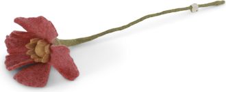 Én Gry & Sif Gry & Sif Sommerblumen aus Filz (Mohnblumen, Kosmeen) Filzblumen Blumenstrauß Muttertag (Mohnblume - Himbeere)