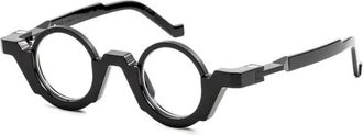 Vava unisex, Accessoires, Noir, Taille: 38 MM Round Optical Frame