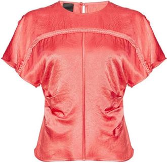 Pinko Pinko, Femme, Blouses et Chemises, Rose, Taille: 40 FR Blouses