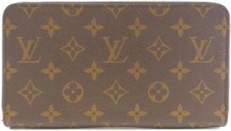 Louis Vuitton unisex, Pre-owned, Brun, Taille: ONE Size Portefeuille en toile Pre-owned