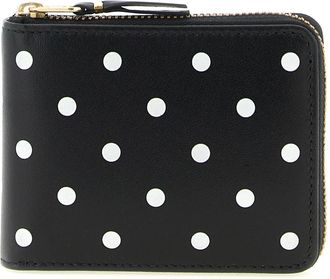 Comme Des Gar&ccedil;ons Femme, Accessoires, Noir, Taille: ONE Size Polka Dots Printed Wallet