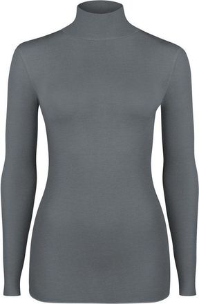 Nur Die Longsleeve NUR DIE X KILIAN KERNER Damen Langarmshirt Highneck mit Kaschmir figurbetonter Schnitt - hoher Rollkragen - flachen N&auml;hte