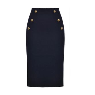 Pinko Viskose Rock im Vanatu-Stil - - Skirts - Damen - Schwarzk - S