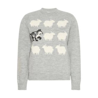Max Mara Damen, Strickwaren, Grau, SGr&ouml;&szlig;e