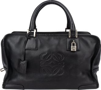 Loewe Crossbody Bags - Loewe Black Leather Amazona Handbag - Gr. unisize - in Schwarz - f&uuml;r Damen