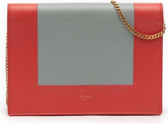 Celine Portefeuille &agrave; cha&icirc;ne Pre-owned - Femme - Pre-owned - Rouge - Taille: ONE Size