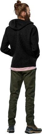 Salewa Fleecejacke Wolljacke Fanes Sarner Full-Zip (aus alpinem Wollstrick, warm) schwarz